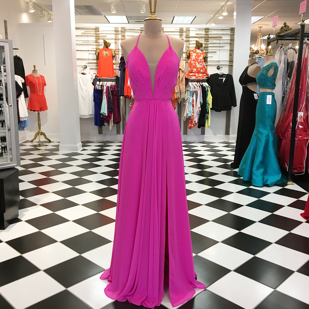Pink Long Prom Dress, Gorgeous 2018 Long Prom Dress on Luulla
